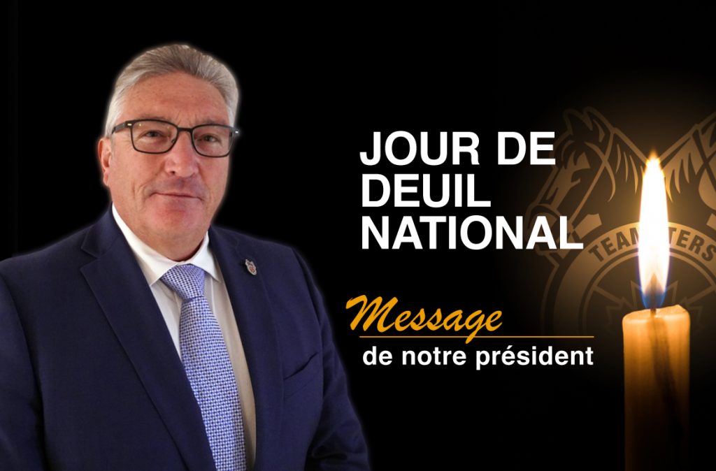 Jour de deuil national 2023 | Teamsters Canada