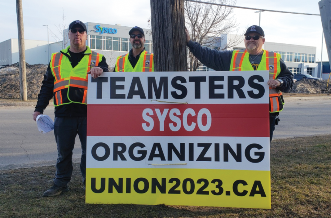 Ottawa Sysco Workers Join Teamsters Local Union 91 | Teamsters Canada